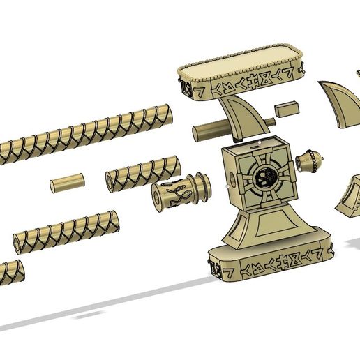 🔫 Karl Franz Mace Weapon・ STL File for 3D printing・Cults