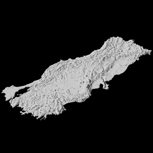 Archivo 3D Türkiye Topographic Map - 3D Terrain Elevation - Relief 3D ...