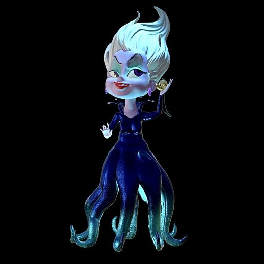 🧜‍♀️ Disney Doll Young Ursula Little Mermaid・ STL File for ・Cults