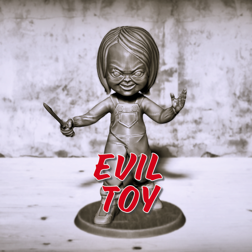 👦 Evil boy toy miniature devil /Horror Night Encounter / Good Guy ...
