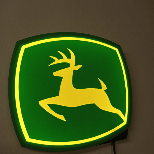deer logo green