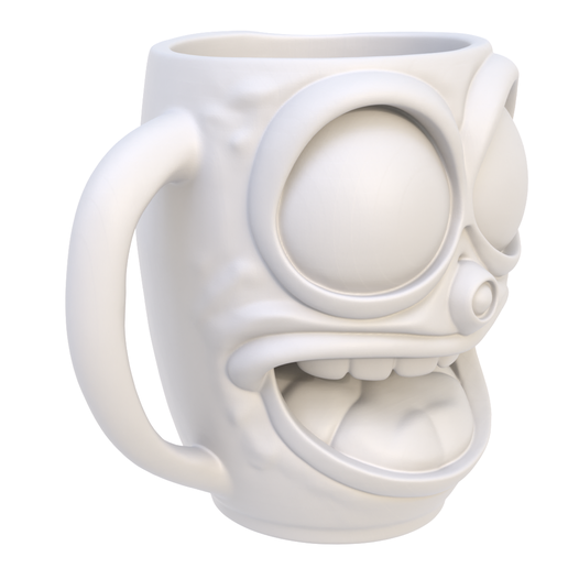 ☕ Mutant Mug 02・ 3D File for 3D printing・Cults