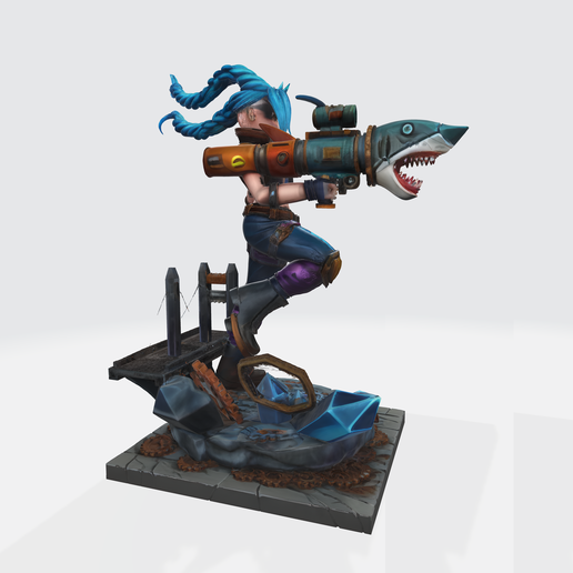 🎮 Jinx・ STL File for 3D printing・Cults