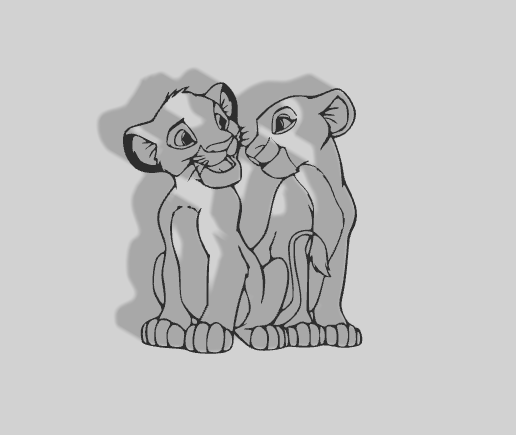 simba nala coloring pages