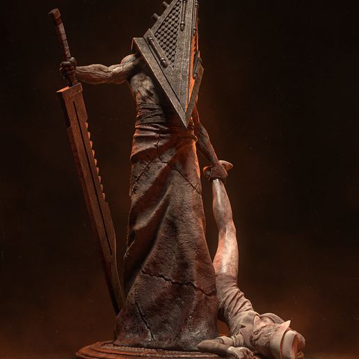 💬 Pyramid Head - Silent Hill - Fullsize・ 3D File for 3D printing・Cults
