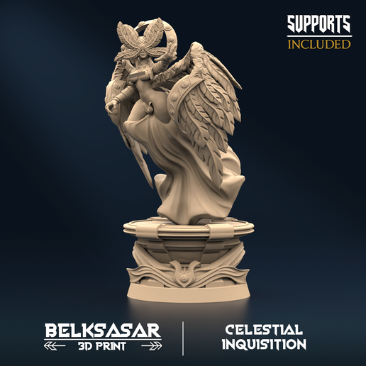 🎲 Inquisition Jury B Nude・Бесплатный 3D для 3D-печать・Cults