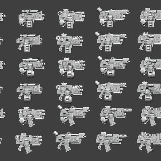 🐦 Mor Deythan Bolter Variants・Free 3D File for 3D printing・Cults