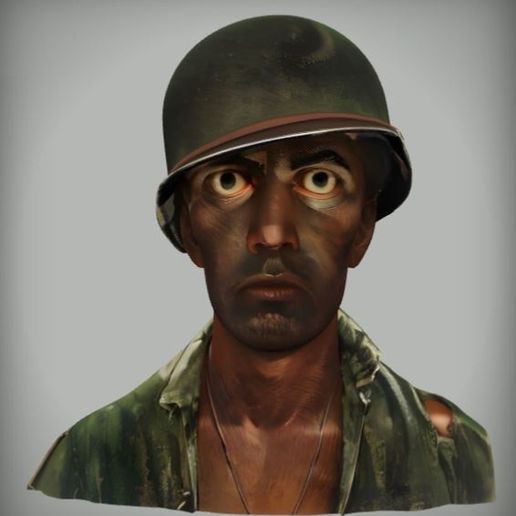 STL file Traumatized Soldier (MEME) 🫡 ・Design to download and 3D print ...