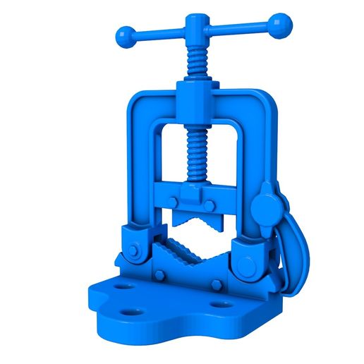 🧞‍♂️ Heavy Duty Pipe Vise・ STL File for 3D printing・Cults
