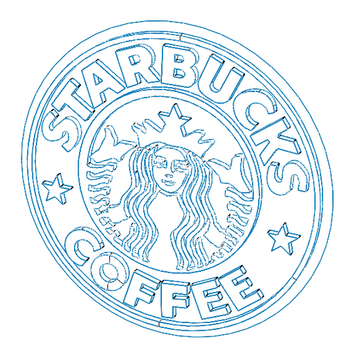 starbucks coloring page logo