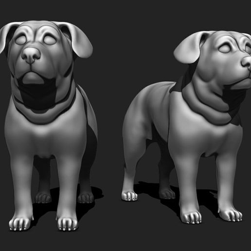 🐕 High-Quality Dog STL for 3D Printing - Detailed Ready to Print 3D ...