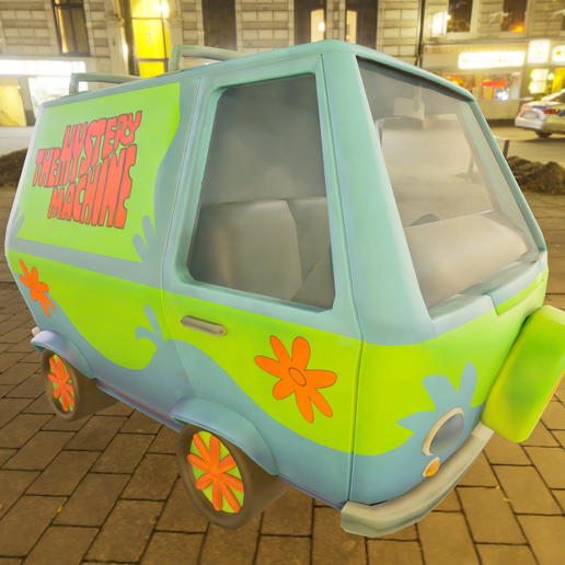 OBJ file The Mystery Machine 🚗 ・3D printer model to download・Cults