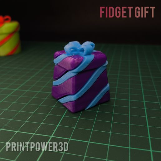 STL file Spiral christmas helix toy / fidget 3 🎄 ・3D print design to ...