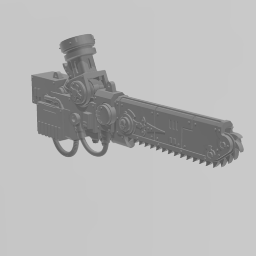 👻 Harvester Chainsword for Mummy Knight・ STL File for 3D printing・Cults
