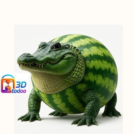 🤌 2.28. Glorbo Fruttodrillo MEME BRAINROT ITALIAN・ STL File for 3D ...