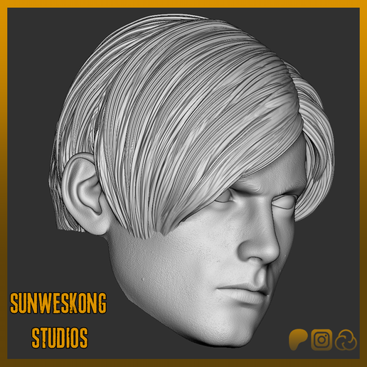 Residual Evil 2 Remake Leon S. Kennedy RPD Full Kit 1/12 Scale ...