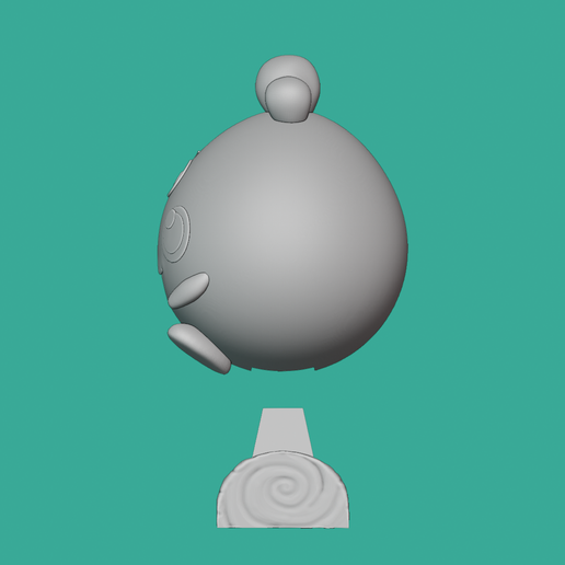 Free STL file Igglybuff Pokemon Anime 🐉 ・3D printable object to ...