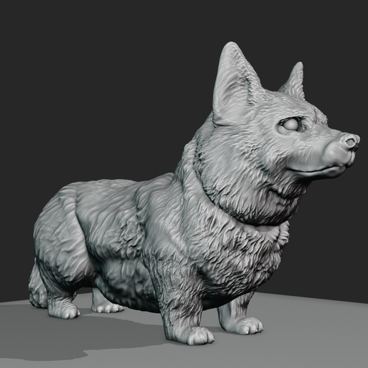 🐕 corgi dog stl・ STL File for 3D printing・Cults