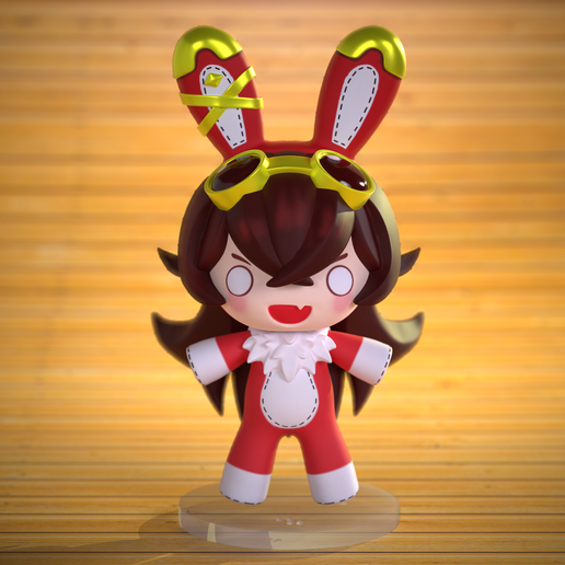 3D file Genshin Impact - Baron Bunny 🔑 ・3D printer design to download・Cults