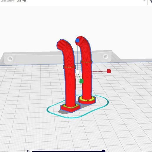 🔫 Industrial Curved Exhaust Pipes with Flanged Base・ STL File for 3D ...
