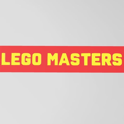 STL file LEGO MASTERS LOGO 🧱 ・3D print object to download・Cults