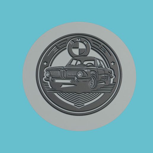 Archivo 3D BMW Car Medallion CNC BMW Car 3d Printer Obj Stl 🚗 ・Modelo ...