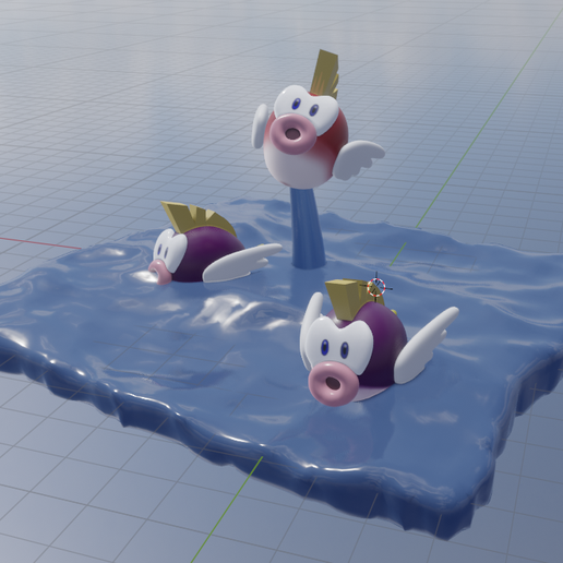Free STL file mario fish 🐠 ・3D printable model to download・Cults