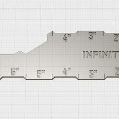 3D printed Infinity Measuring Template・Cults