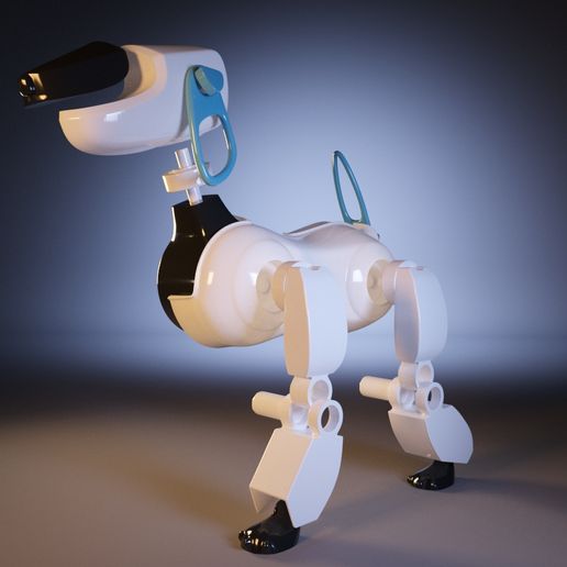 Archivo STL Perro robot 🤖 ・Plan imprimible en 3D para descargar・Cults