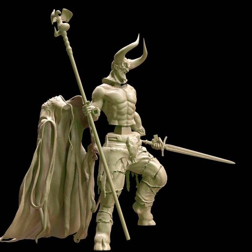 😈 Lord of Darkness statue from Legend High-quality・ 3D File for 3D ...