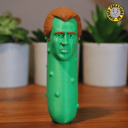 👾 Picolas Cage 2.0・ STL File for 3D printing・Cults