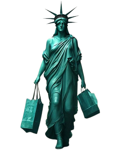 🛒 Urban Statue of Liberty - Liberty Shopping Statue - 3D Model・ STL ...