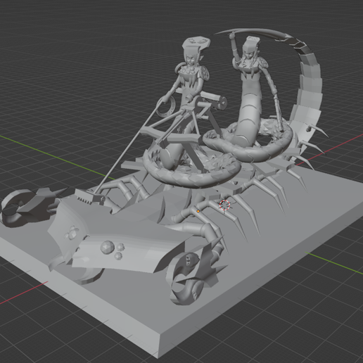 🐍 Snake Ogre Scorpipede・Free STL File for 3D printing・Cults