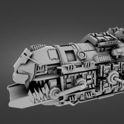🚢 Ork Terror Ship・ STL File for ・Cults
