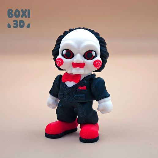 👹 BILLY THE PUPPET - FLEXI - ARTICULATED - CUTE-PRINT IN PLACE・ 3D File ...