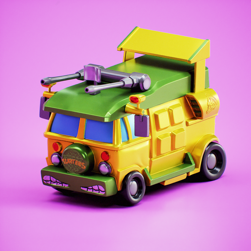 🥷 Ninja Turtles Van Van - Teenage Mutant Ninja Turtles - Turtle Van ...