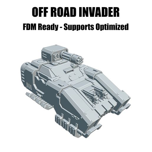 Fichier 3D gratuit envahisseur tout-terrain ♟ ・Modèle pour imprimante ...