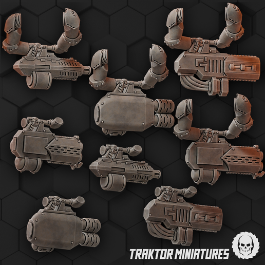 🔫 Mk Hex Assault Heavy Weapons・ 3D File for 3D printing・Cults
