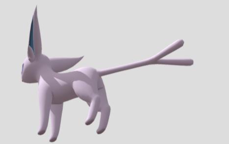 🐉 Espeon 3D Render・Free STL File for 3D printing・Cults
