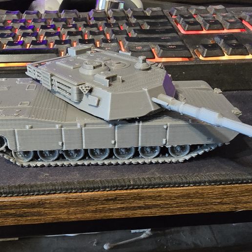 3D printed M1A2 Abrams • made with flash forge adventurer 5m pro・Cults