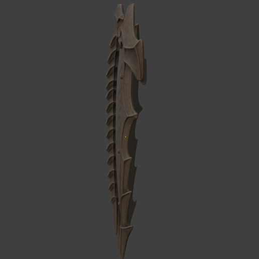 🛡️ Sauron Spine Shield・ STL File for 3D printing・Cults