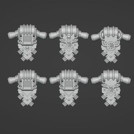 🎲 UPSCALED Rivet armor variant・ 3D File for 3D printing・Cults