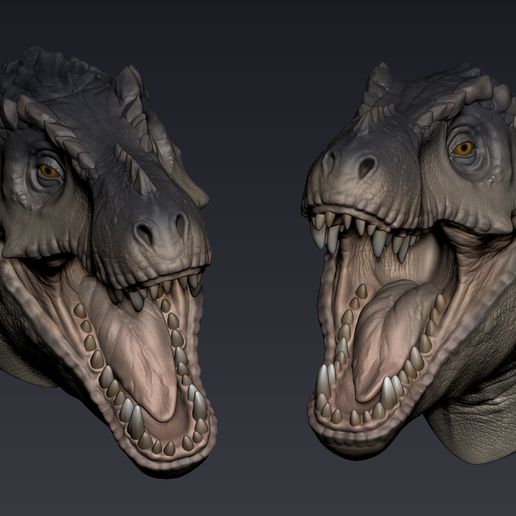 🎨 V-rex Head・ STL File for ・Cults