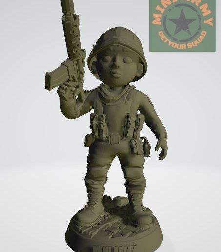 STL file LITTLE SOLDIER v1 - MINI ARMY 🫡 ・3D printing design to ...