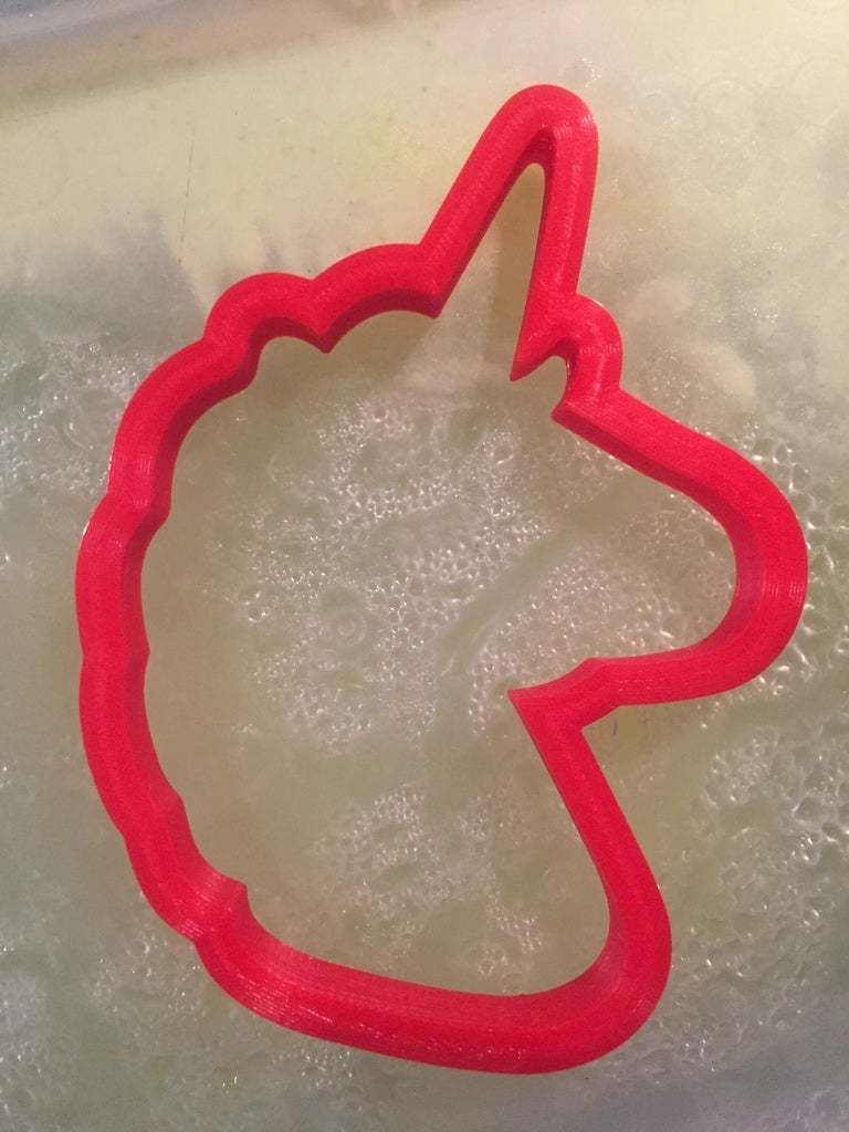 STL file UNICORN COOKIE CUTTER・3D printable design to download・Cults
