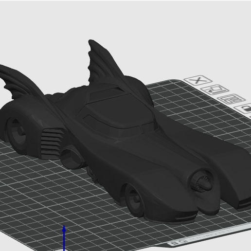 🚗 Batmobile 3D Model – Printable STL & 3MF Fan Car Inspired by Batman ...