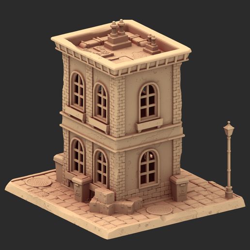 🤏 Small Town USA - 1900s - 6 Printable STL Buildings・ 3D File for 3D ...