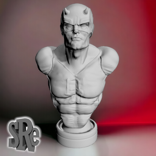 👤 daredevil bust・ STL File for 3D printing・Cults