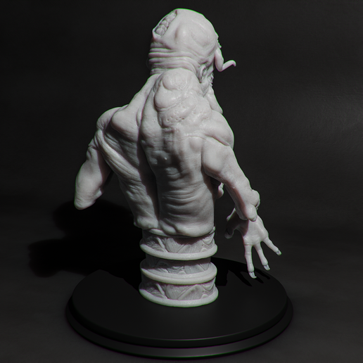 3D file Cthulhu Creature Bust 👹 ・3D printing design to download・Cults