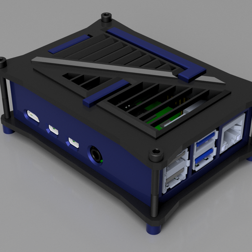STL file Raspberry Pi 4 B Box・3D print design to download・Cults